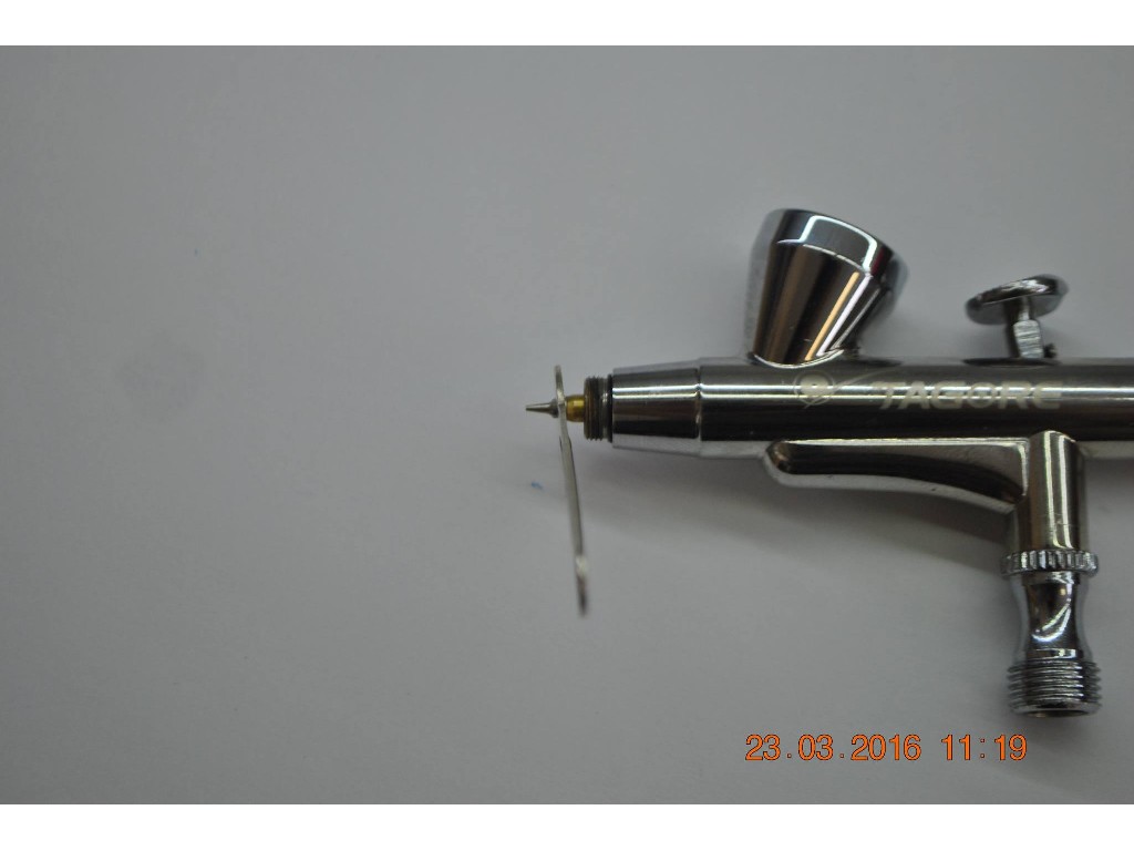 Výměna těsnění šroubovací trysky | Airbrushcentrum